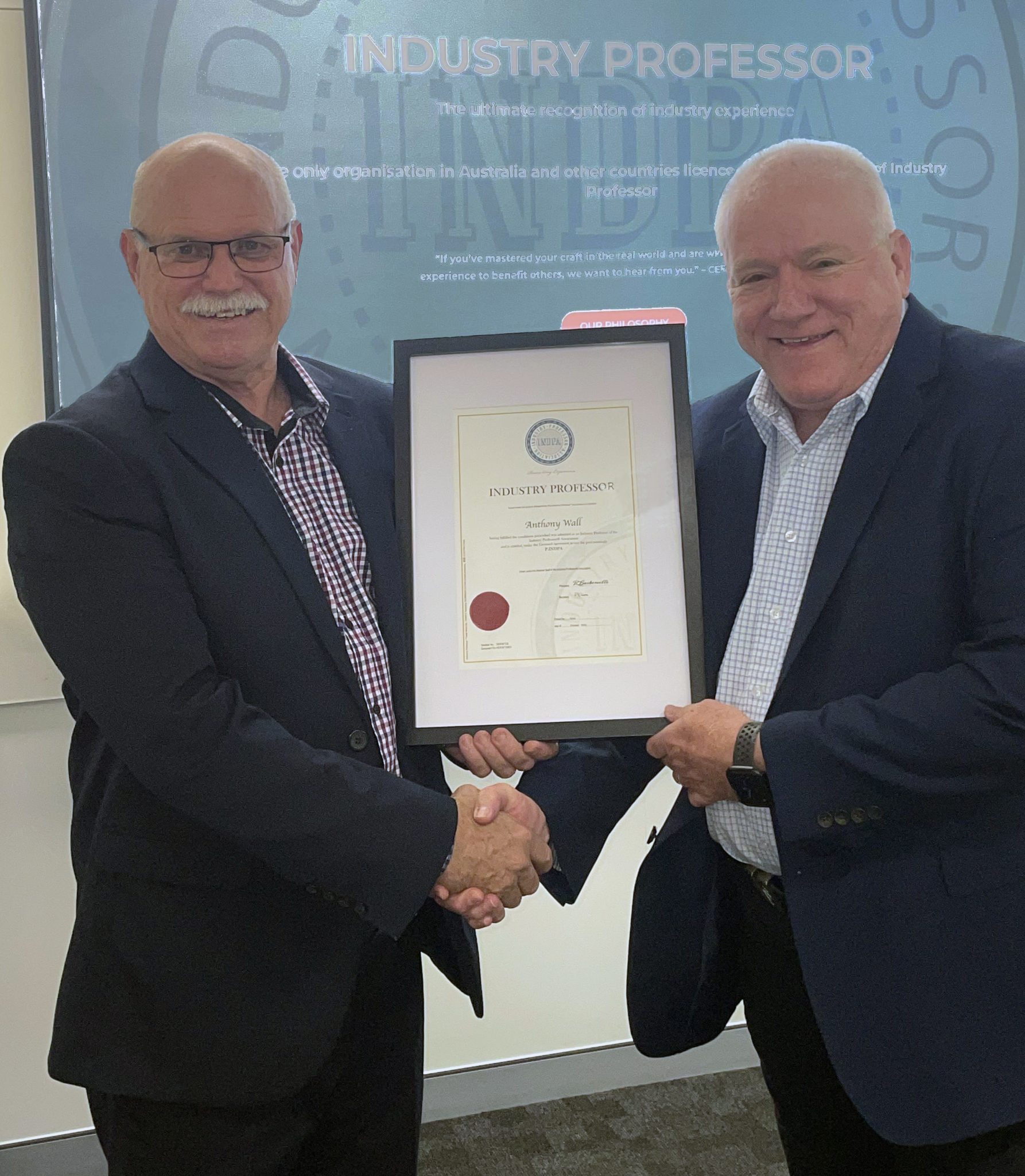 Industry Professor Anthony Wall - Industry Professor® Association